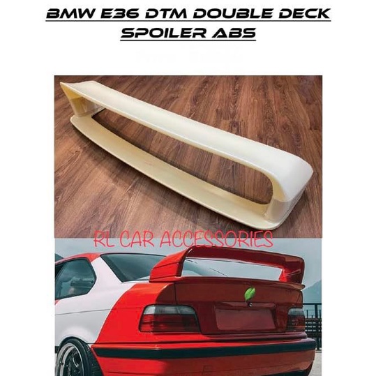 BMW E36 M3 GT LTW Coupe Single Double deck rear boot trunk spoiler lip ...