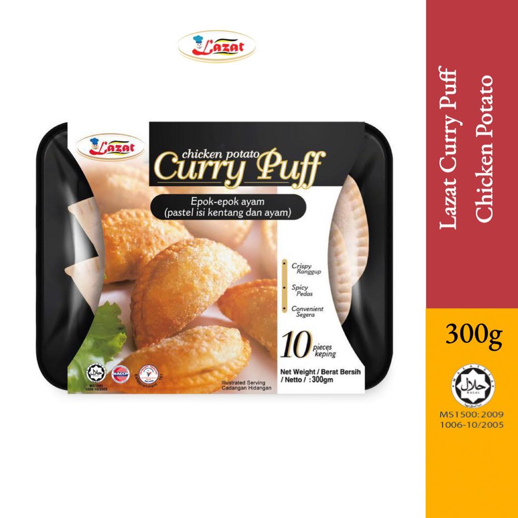 Lazat Curry Puff Frozen Chicken (10pcs) | Shopee Malaysia