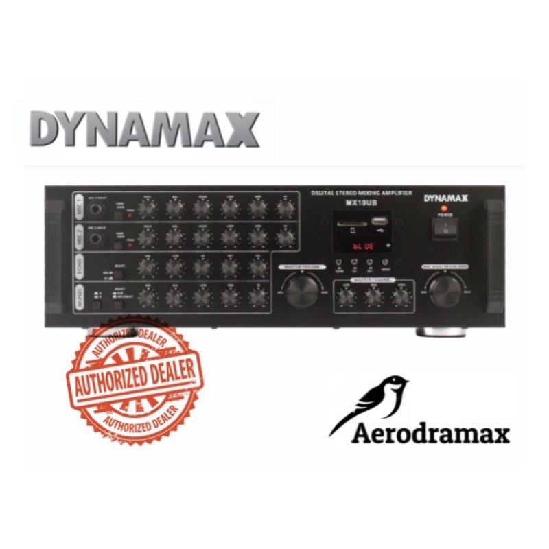DYNAMAX HEAMDX-MX10UB Professional Stereo Karaoke Mixer Amplifier ...