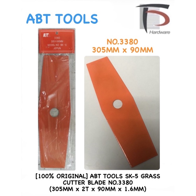 [100% ORIGINAL] ABT TOOLS SK-5 GRASS CUTTER BLADE NO.3380 (305MM x 2T x ...