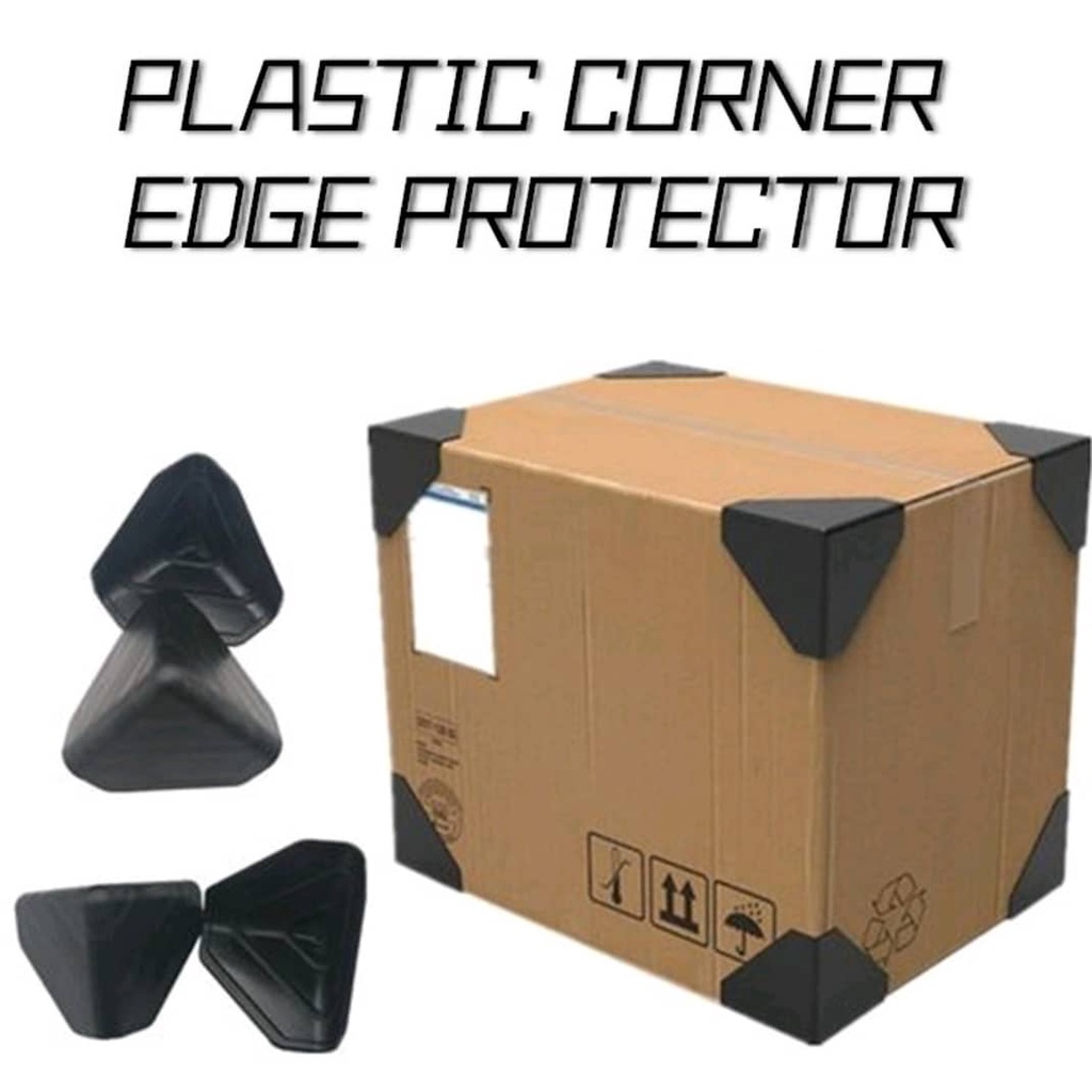 Plastic Corner Edge Cover Protectors For Packing Shipping Parcel (1 Set ...
