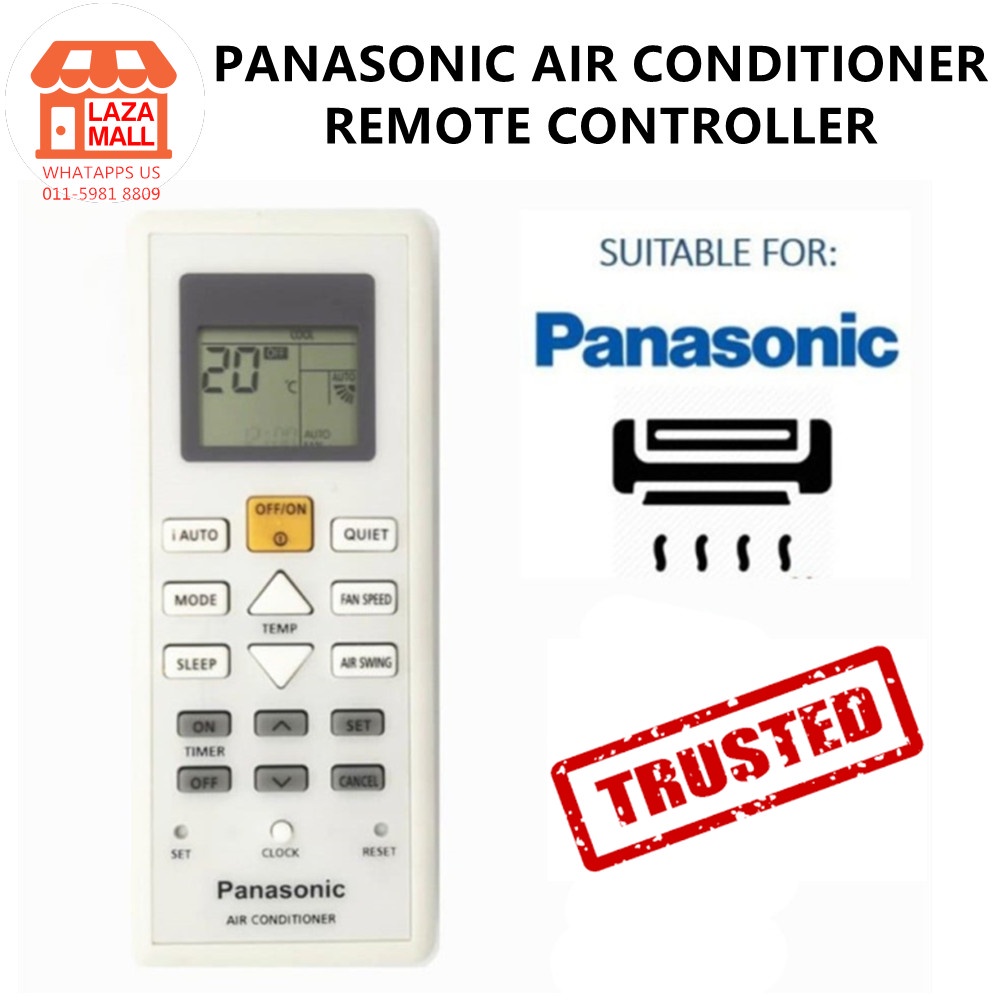 PANASONIC 】AIR CONDITIONER REMOTE CONTROL AIRCOND REPLACEMENT REMOT ...