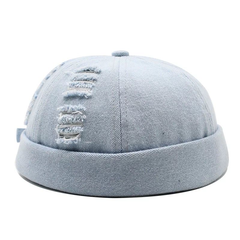 Gildan Plain Solid Brimless Adjustable Skull Baseball Cap Docker Hat ...