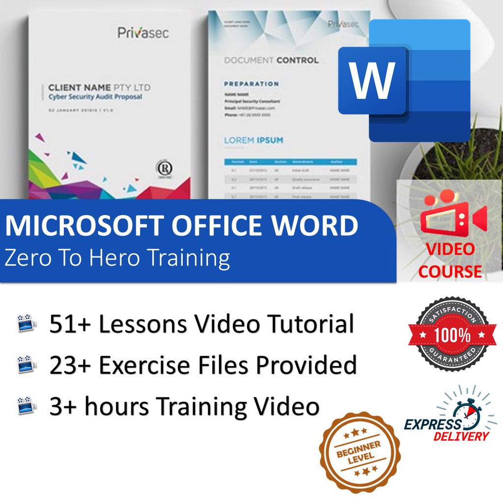 [Video Course] Microsoft Office Word - Zero To Hero Training Course [51 ...