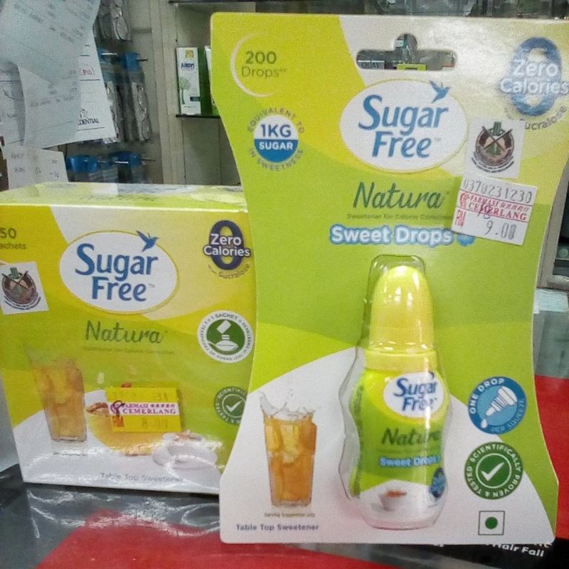 Natura Sugar free sweetener (sachet/drop/pellet) Exp: 12/12/26 | Shopee ...