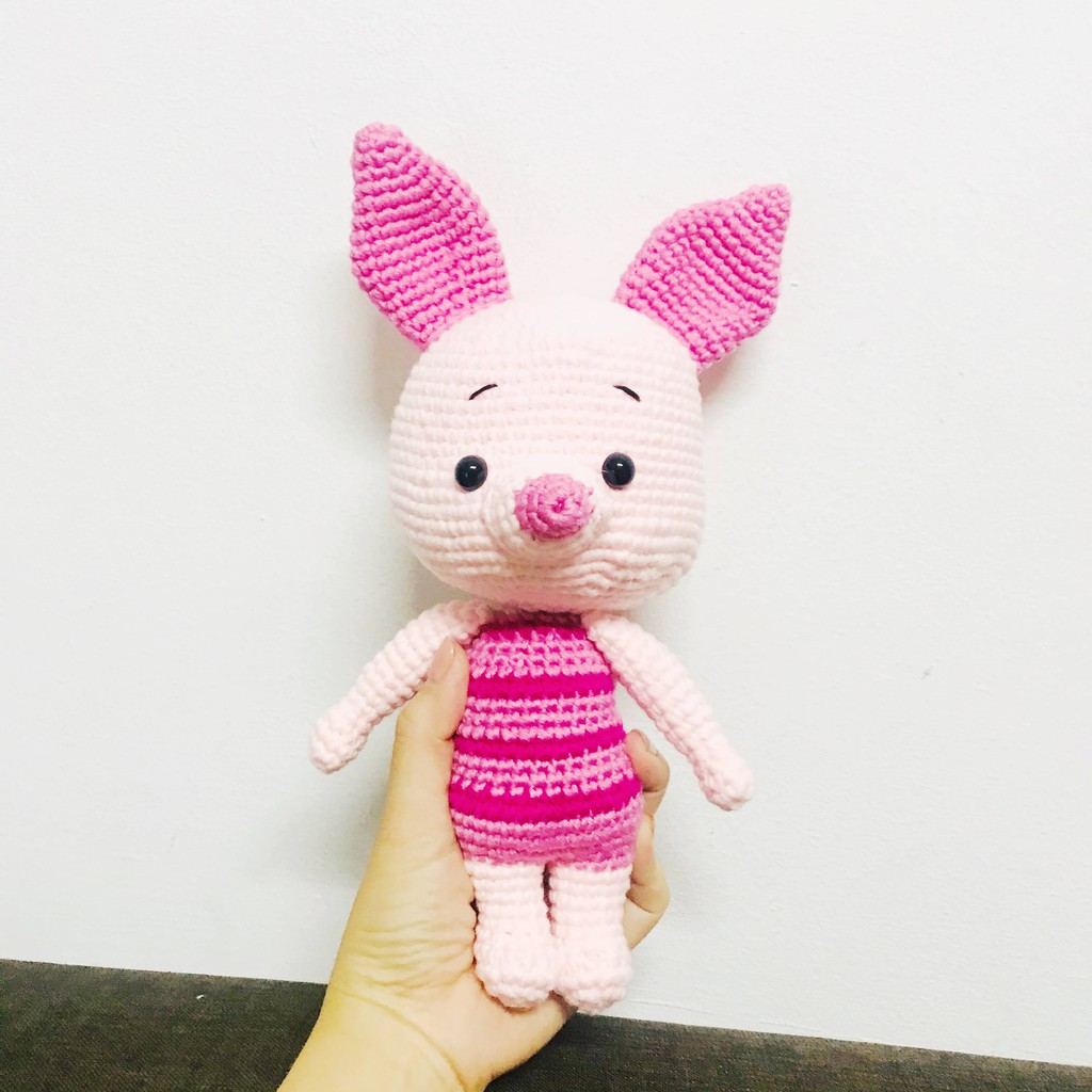 Handmade Crochet Piglet | Shopee Malaysia