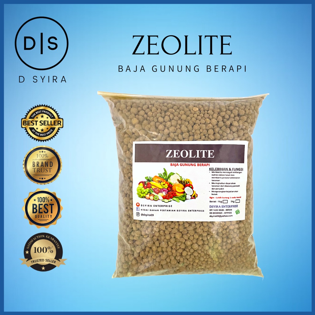 zeolite Granules 1kg 👉 Baja Subur Gunung Berapi 1kg | Shopee Malaysia