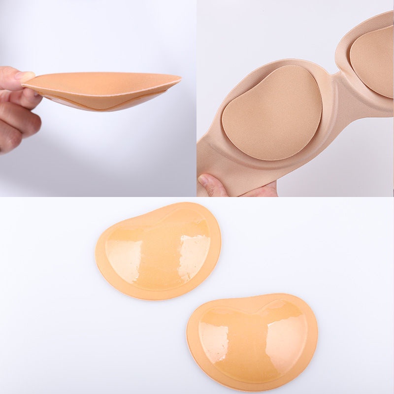 [READY STOCK]Sponge Gel-Bra Foam Inserts Breast Enhancers-Push Up Sticky Self Adhesive Fillets ...