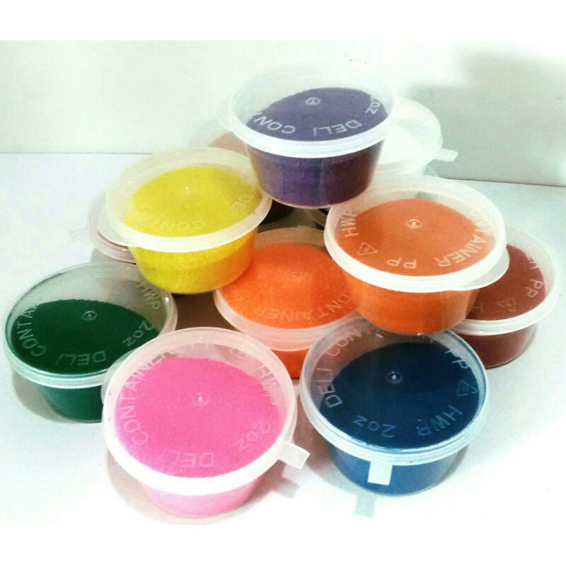Colour Sand 70g Pasir Warna 彩沙 (18 colour sand for Rangoli Kolam/Craft ...