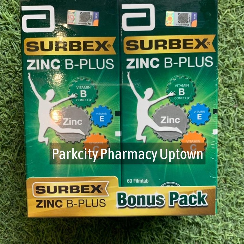 Surbex Zinc B - Plus 60s x 2 Bonus Pack Walk in at special price ...