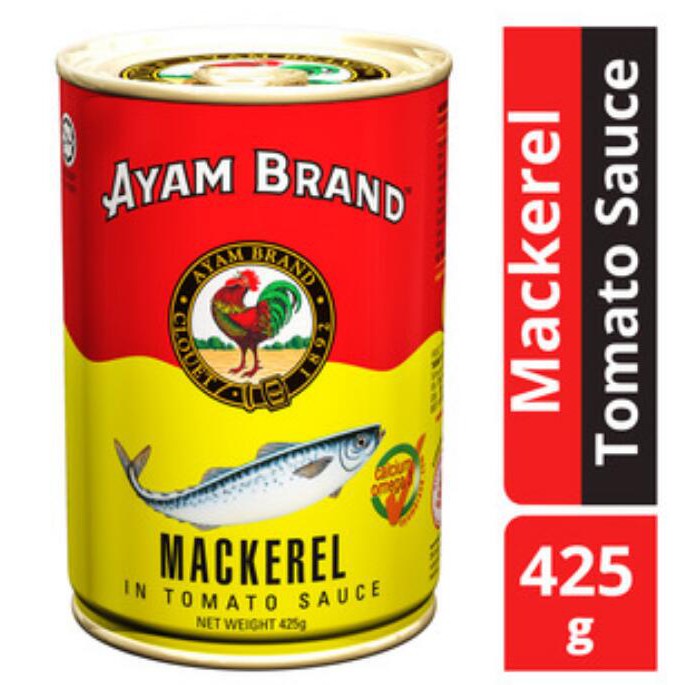Ayam Brand Mackerel In Tomato Sauce 425g | Shopee Malaysia