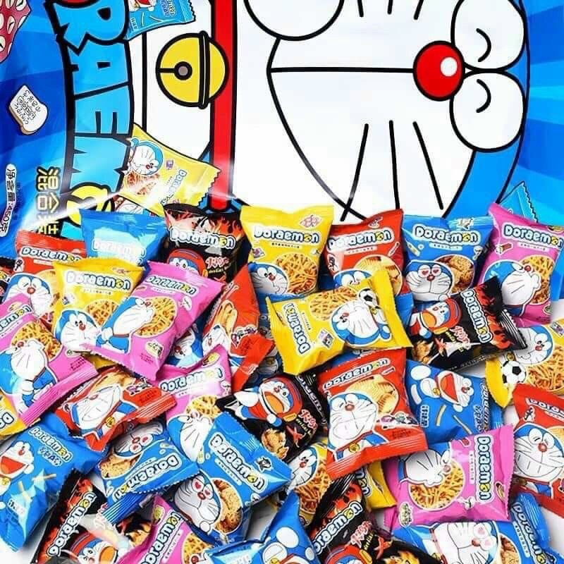 Giant DORAEMON SNACK 36 small packs of all flavors 450g | Shopee Malaysia
