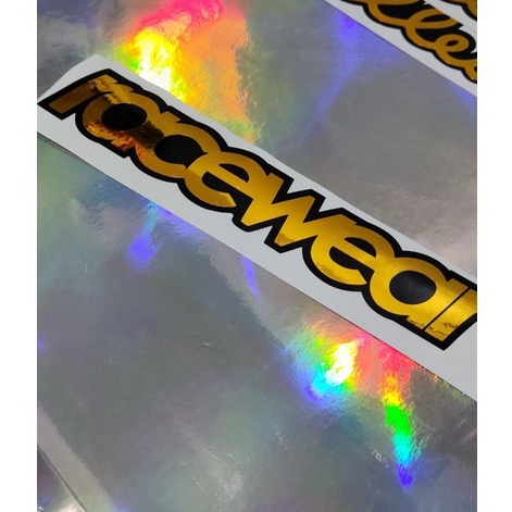 "RACEWEAR" CAR/MOTOR STICKER VINYL CUT OUT - BLACK AND GOLD | Shopee ...