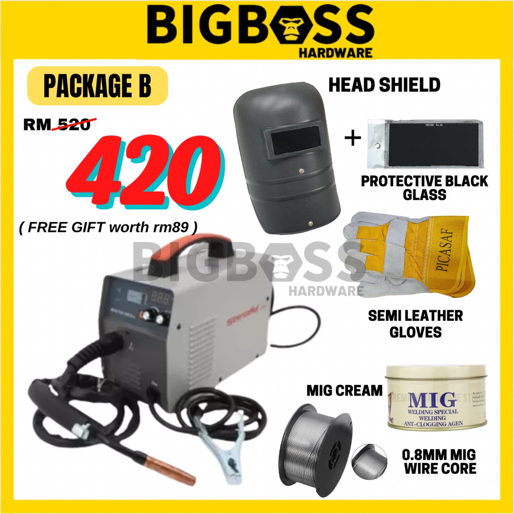 STARWELD MIG160 Skill Professional Welding Machine / IRON MAC MIG200 Gasless MIG Welding Machine ...