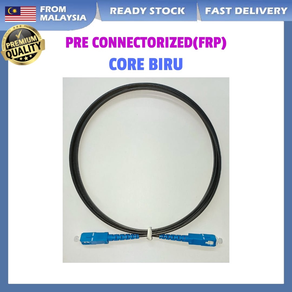 Pre Connectorized 2Meter(Core Biru)SC/UPC Patch Cord(FRP) | Shopee Malaysia