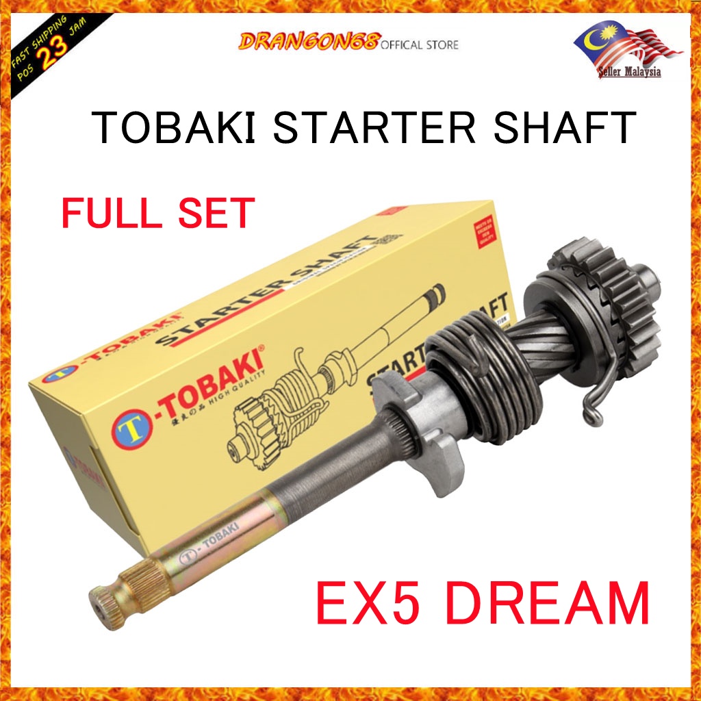 TOBAKI KICK STARTER SHAFT STANDARD FULL SET HONDA EX5 DREAM STARTER ...