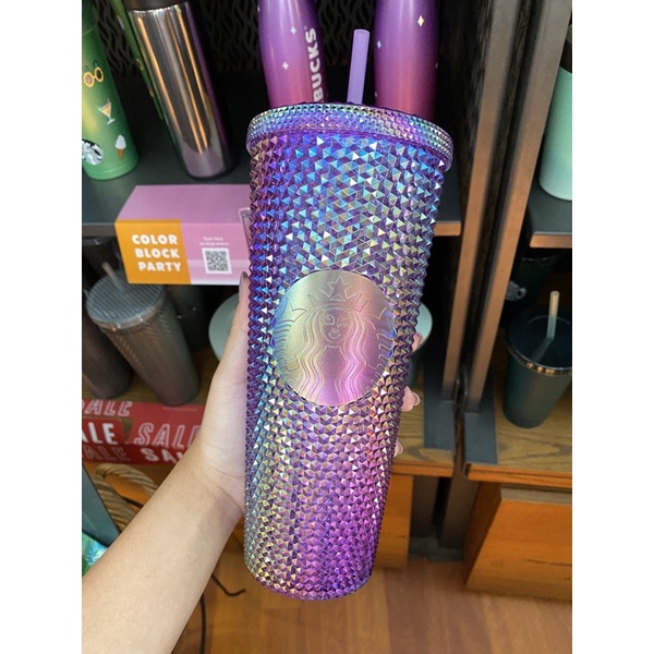 Starbucks Starbucks BLINK Cup / Starbucks Cold Cup 24oz Bling Purple ...
