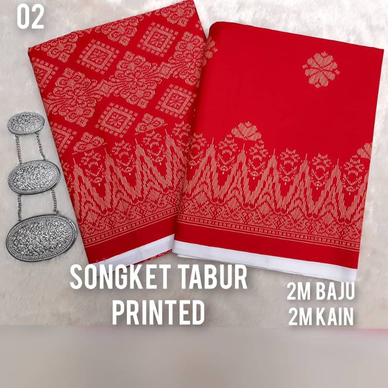 SONGKET BUNGA TABUR*SONGKET COTTON*KAIN PREMIUM | Shopee Malaysia