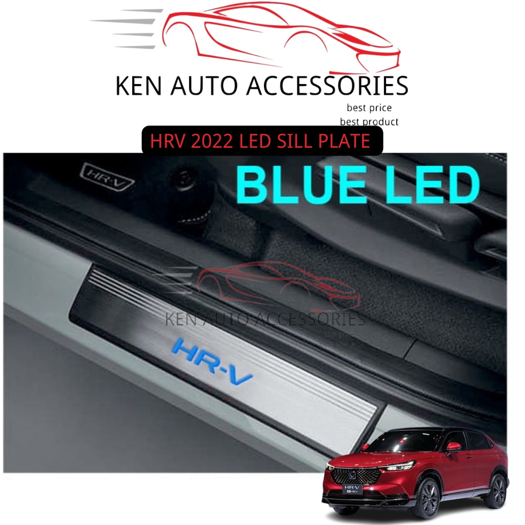 HONDA HRV 2022-2024 LED SILL PLATE / LED SIDE STEP BLUE LED& RED LED& WHITE LED PLUG AND PLAY ...