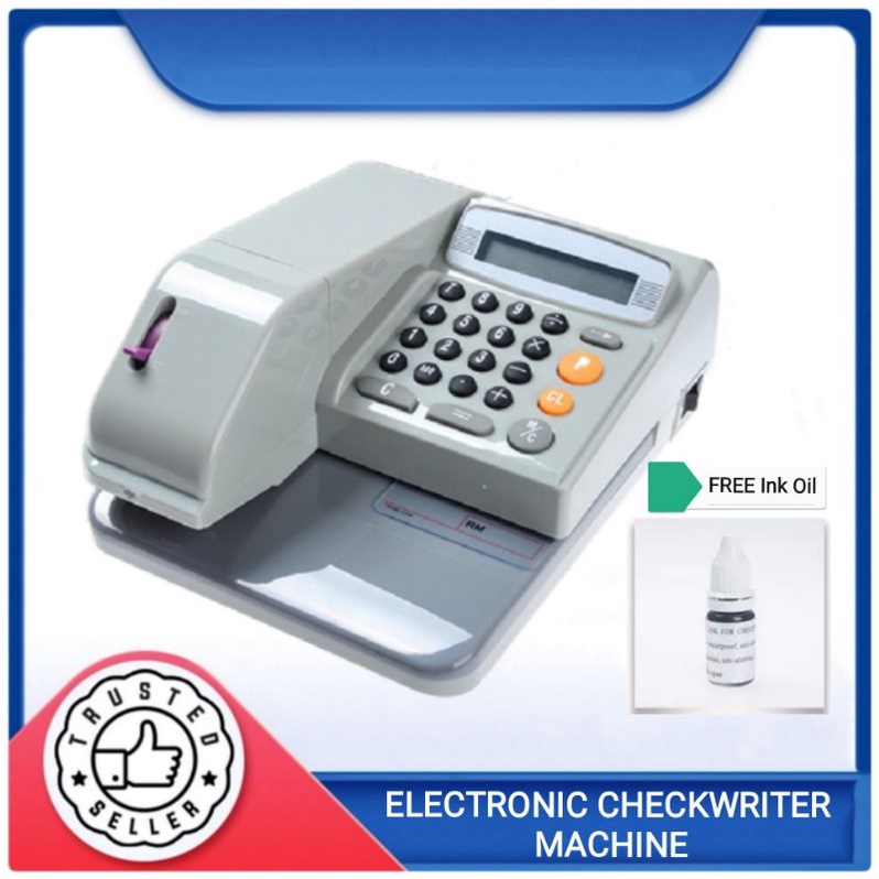 CHECKWRITER MACHINE丨CHECK WRITER MACHINE丨ELECTRONIC EC-100 CHEQUE ...