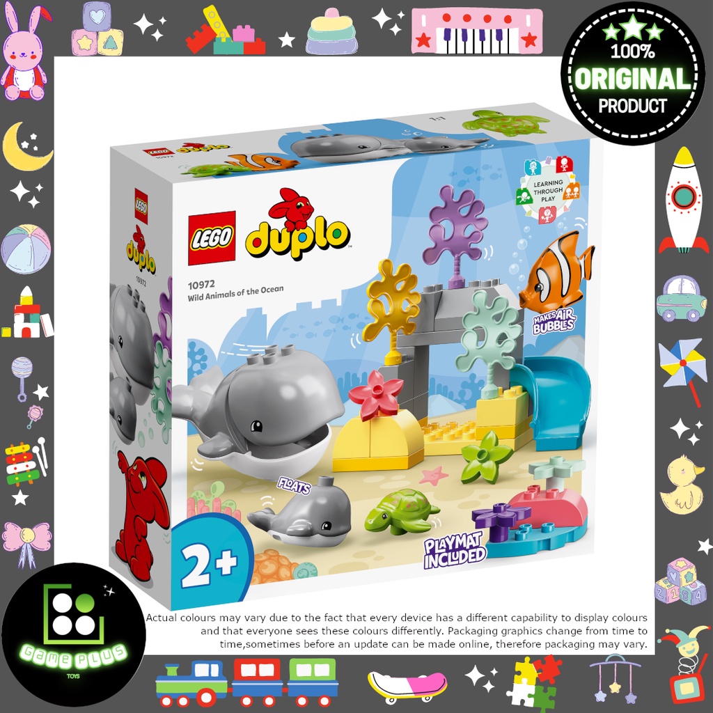 LEGO DUPLO 10972 Wild Animals of the Ocean | Shopee Malaysia