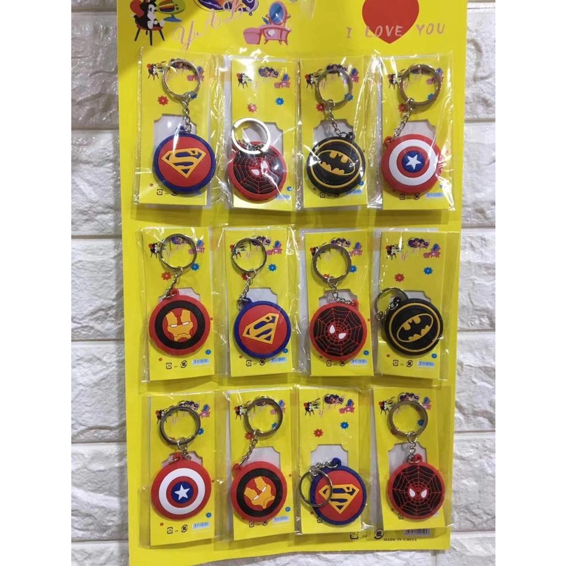Key Chain 3D Cartoon Super Hero 12's | Shopee Malaysia