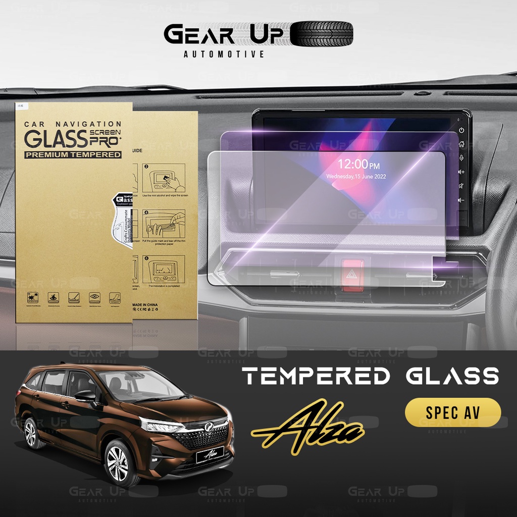 [𝗧𝗘𝗠𝗣𝗘𝗥𝗘𝗗 𝗚𝗟𝗔𝗦𝗦] PERODUA NEW ALZA BARU 2022 2023 Screen Protector ...