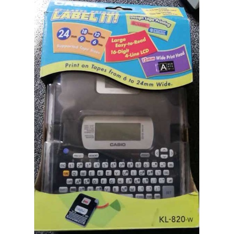 Casio EZ Label Printer (KL-820-w) | Shopee Malaysia