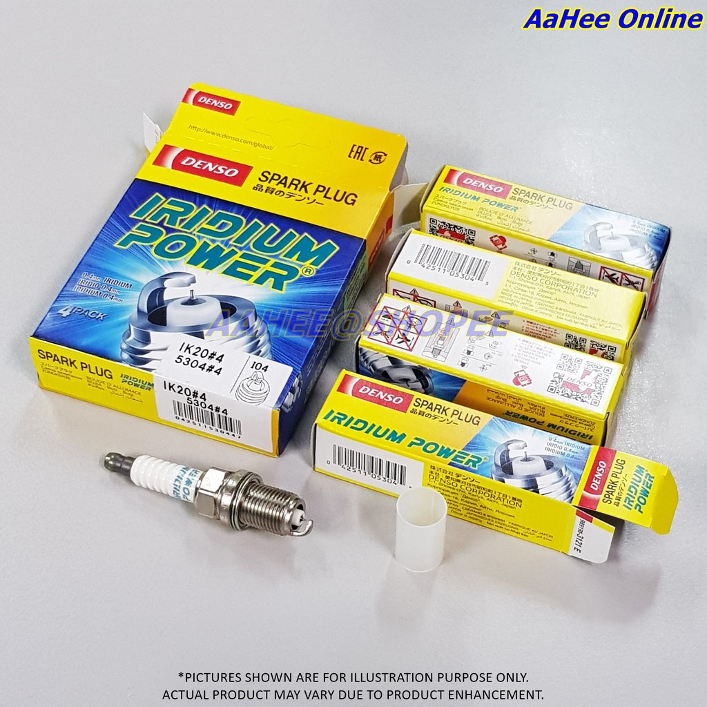 Original Denso Iridium Power IK20 Spark Plug Toyota Camry Alphard ...