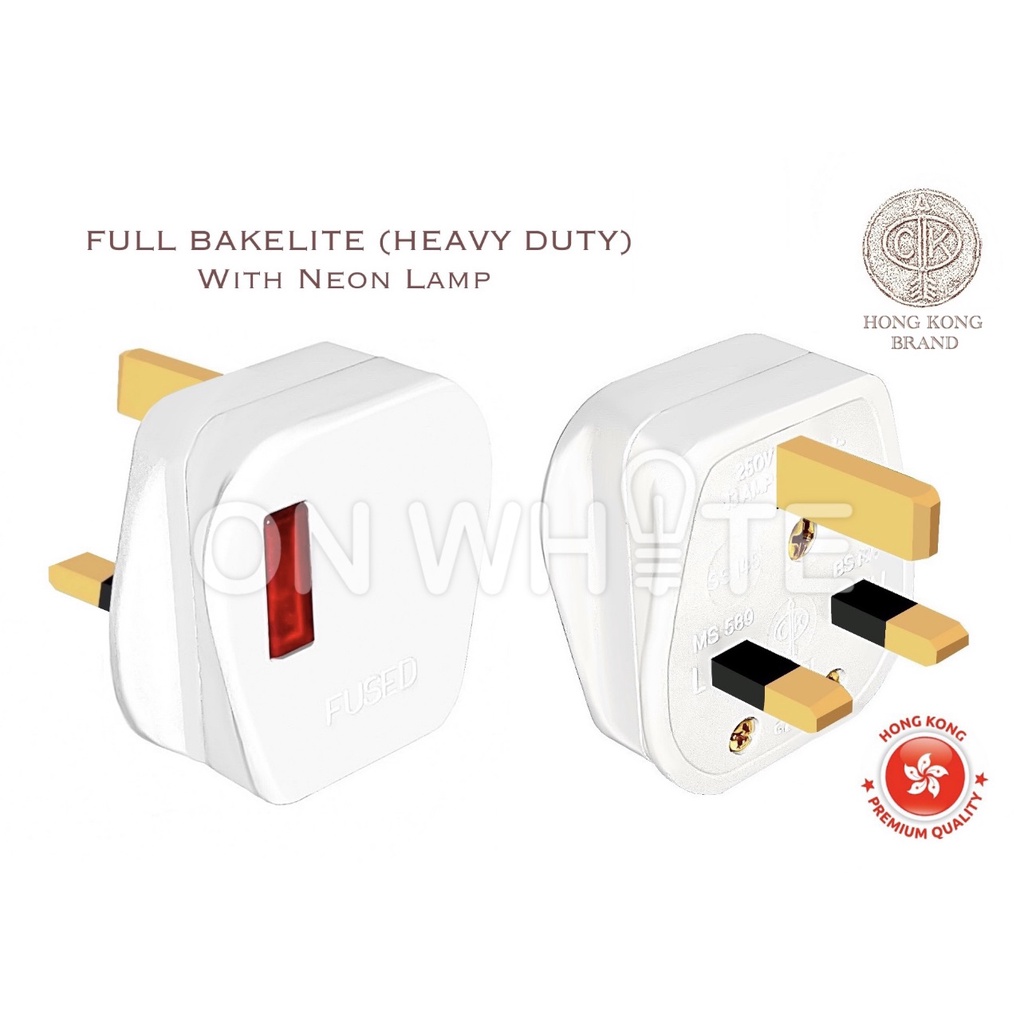 CK 🏹️ PLUG TOP 13A W/NEON BAKELITE Heavy Duty /RLT /UMS /MIND /CK /NNE ...