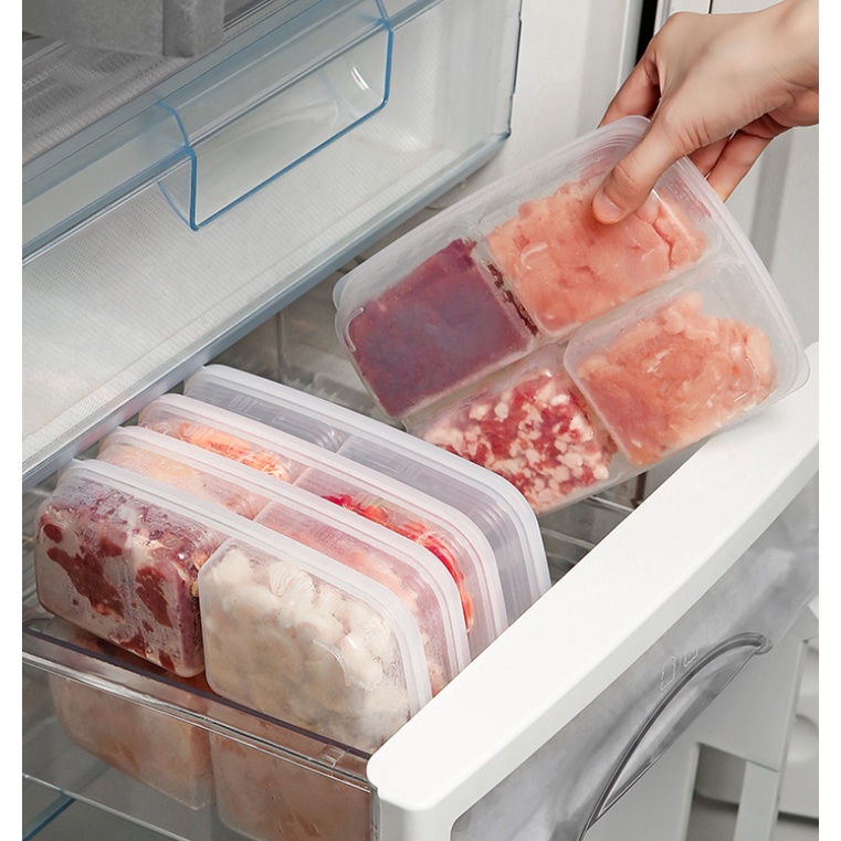1pc Frozen Meat Preservation Storage Box Food Keep Fresh Container Home ...