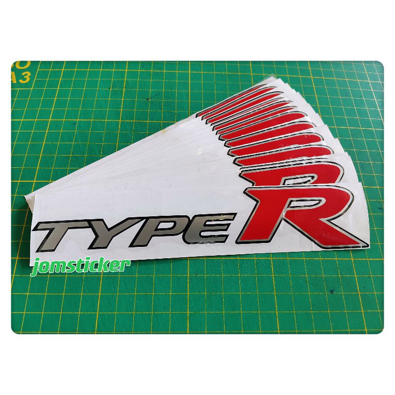 Sticker Honda Civic FD Type R (Sticker cutting) | Shopee Malaysia