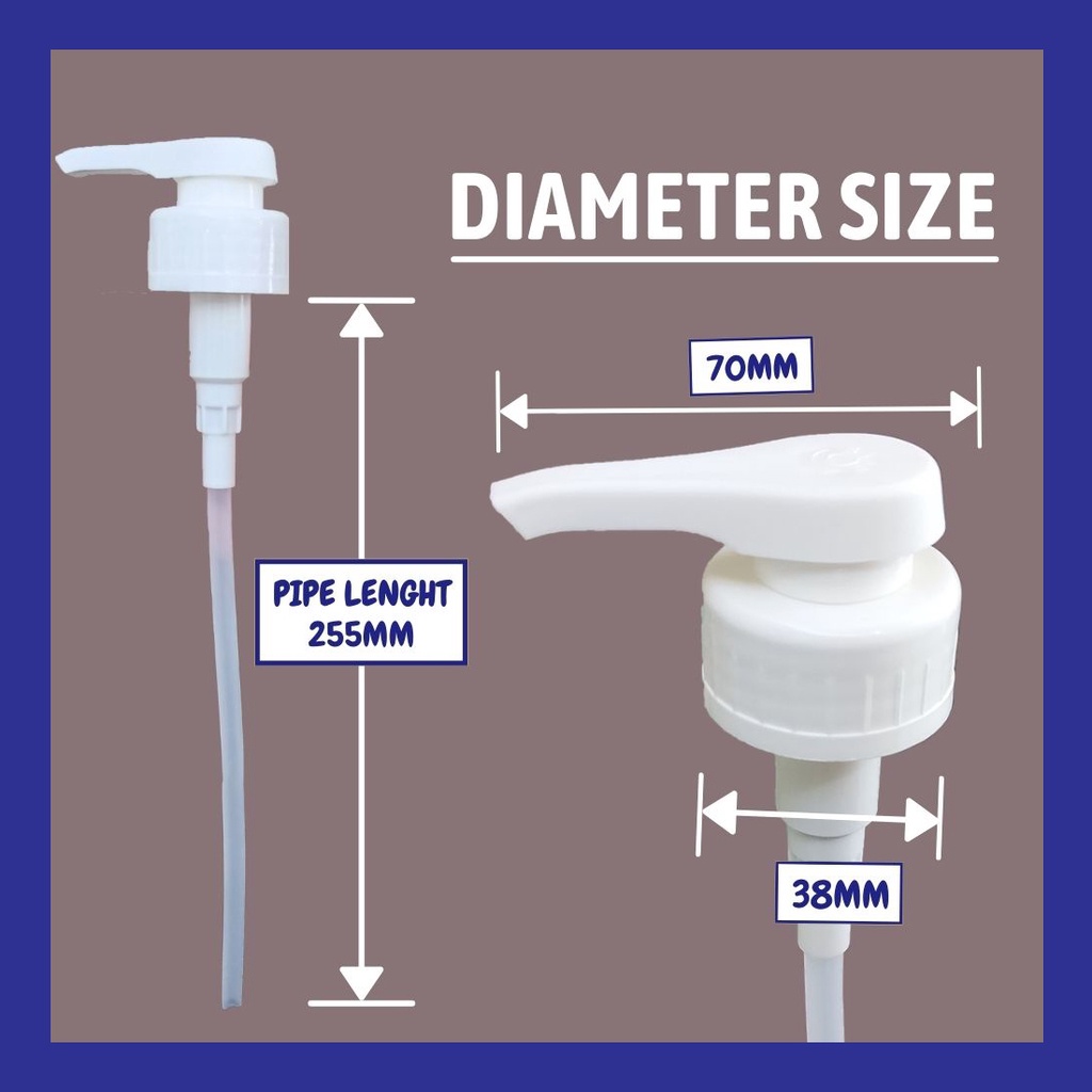 Pump Dispenser, Bottle Pump Head, 38mm Dispensing pump for 5 liter ...