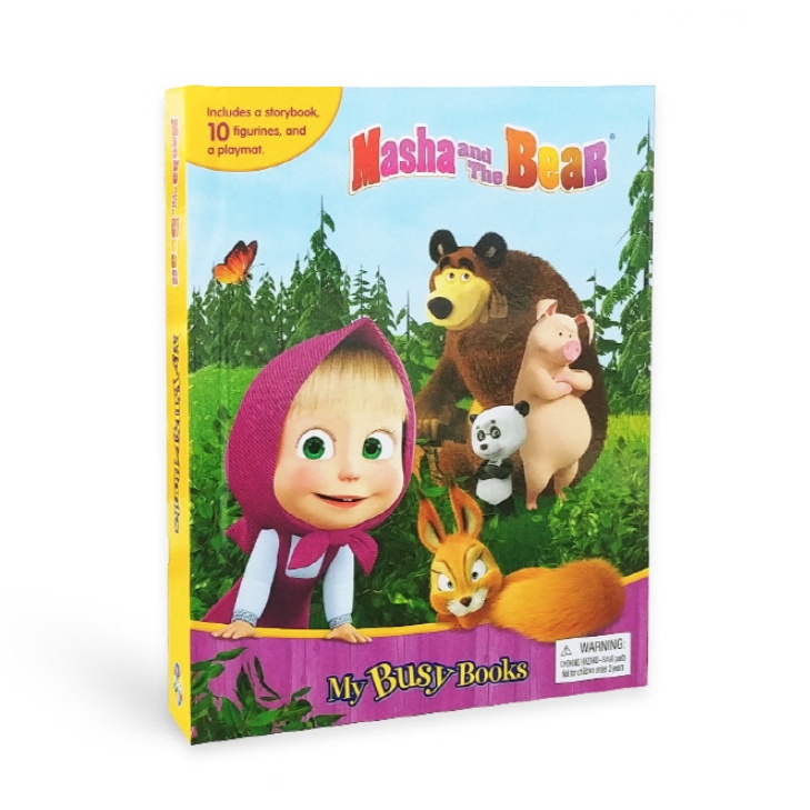 [ Masha and the bear ] Busy Book / Masha and the bear Book / Figure ...