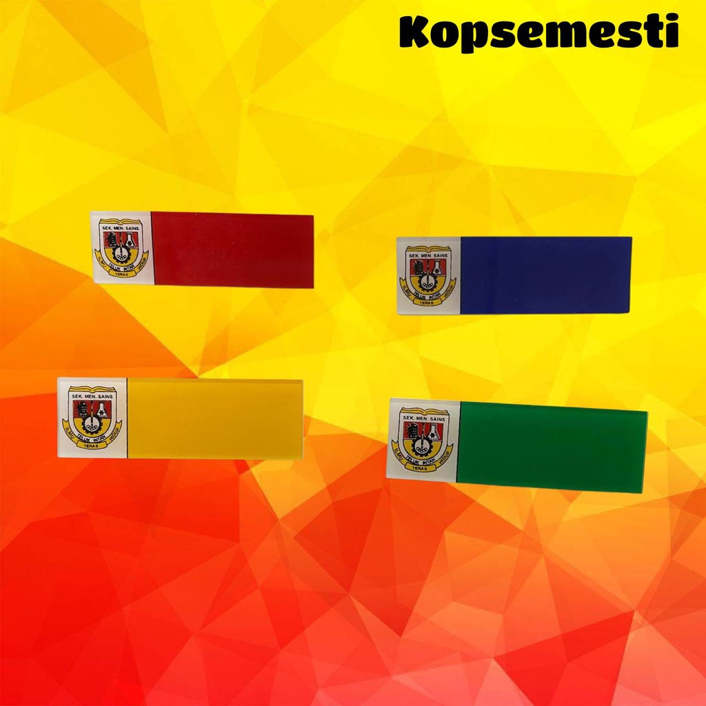 Nametag Logo Semesti Warna | Shopee Malaysia