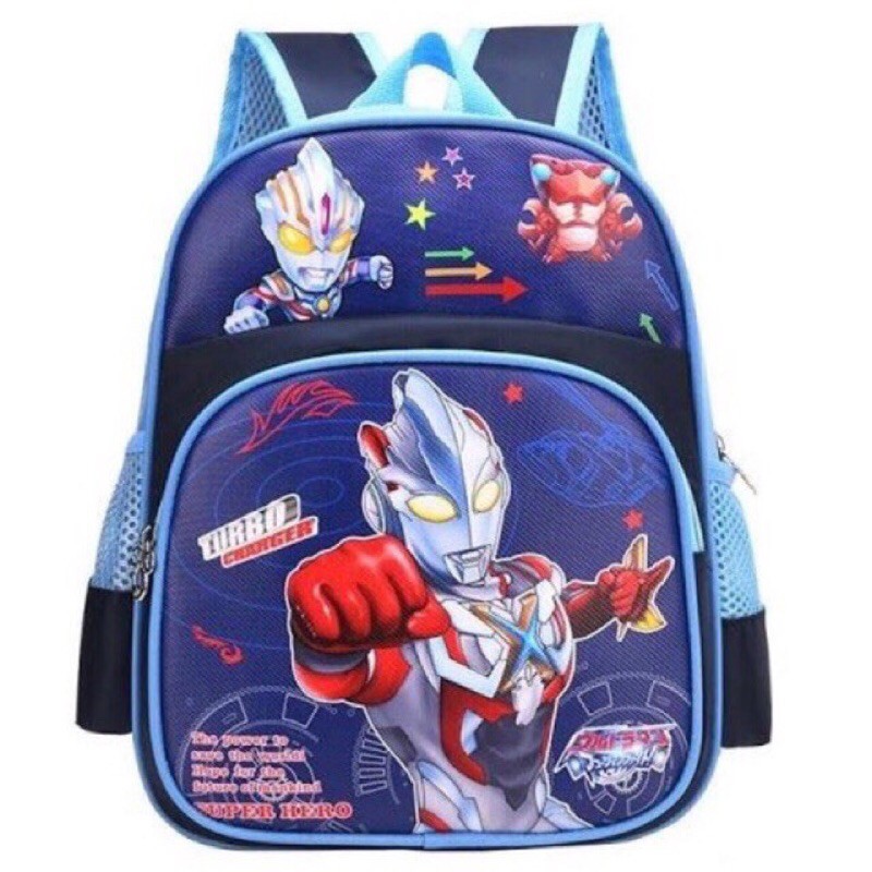 🇲🇾Gift Kids 32cm Nursery Kindy School Bag Ultraman Spiderman Batman Paw ...