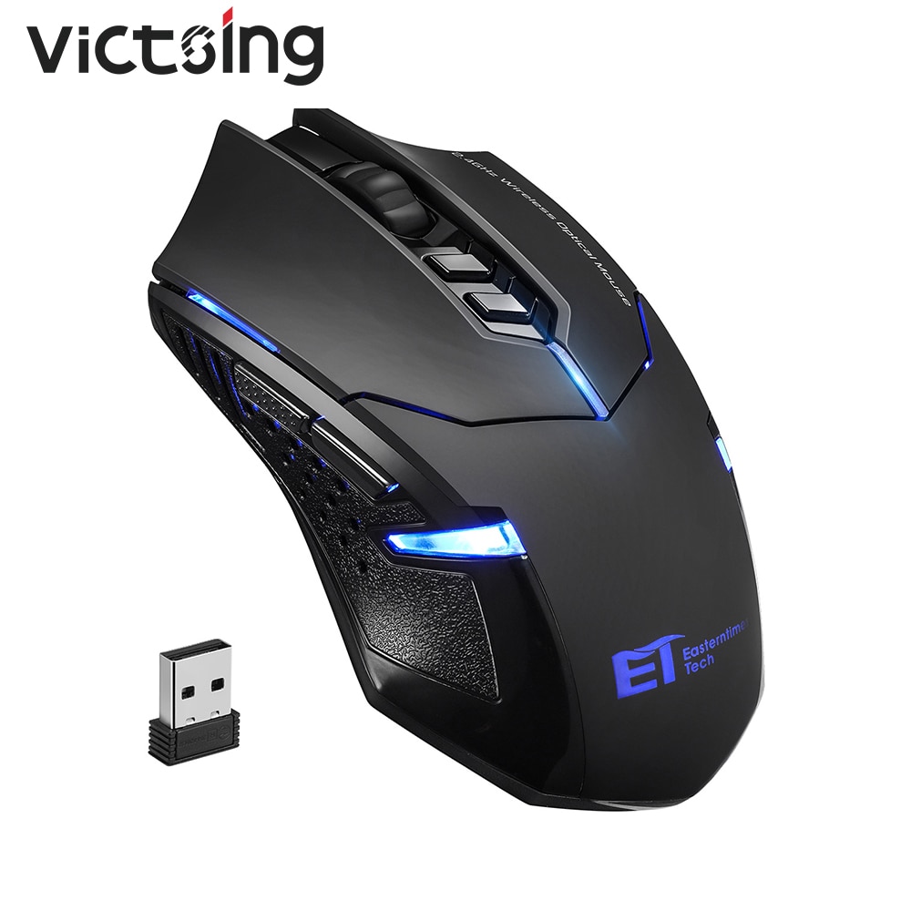 VicTsing PC066 Wireless Mouse Noiseless Gaming Mice 7 Buttons 5 ...