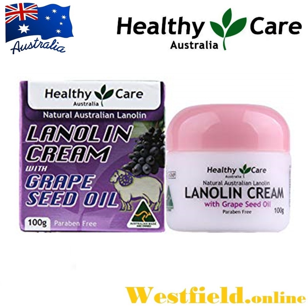 [Australia Import EXP 07/2028] Healthy Care Lanolin Cream with Grape ...