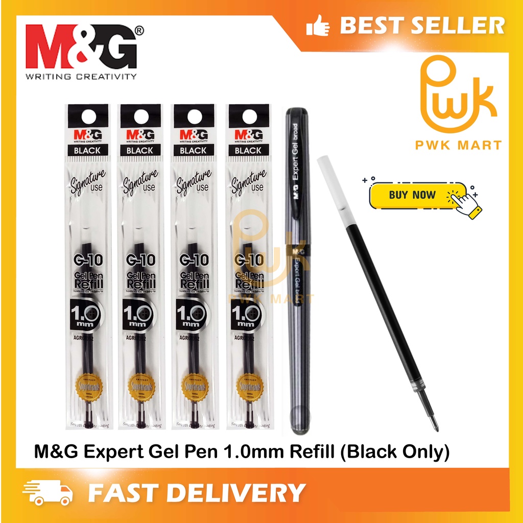 🔥Ready Stock🔥M&G Expert Gel Pen Signature Pen 1.0mm (REFILL) Ubat pen ...