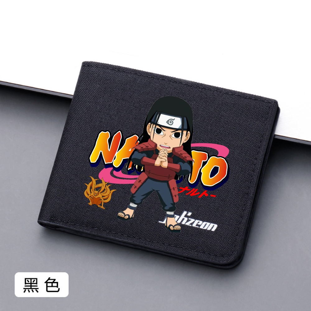 Naruto Print Wallets Men Photo Card Holder Pocket Anime Boy Coin Purse ...