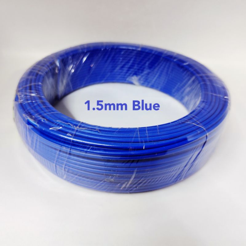 Kabel Wayar PVC Insulated Cable 1.5mm/ 2.5mm 100% Pure Copper Buatan ...