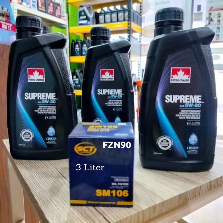 AXIA BEZZA MYVI Engine Oil (5W-20 Petro Canada Supreme) | Shopee Malaysia