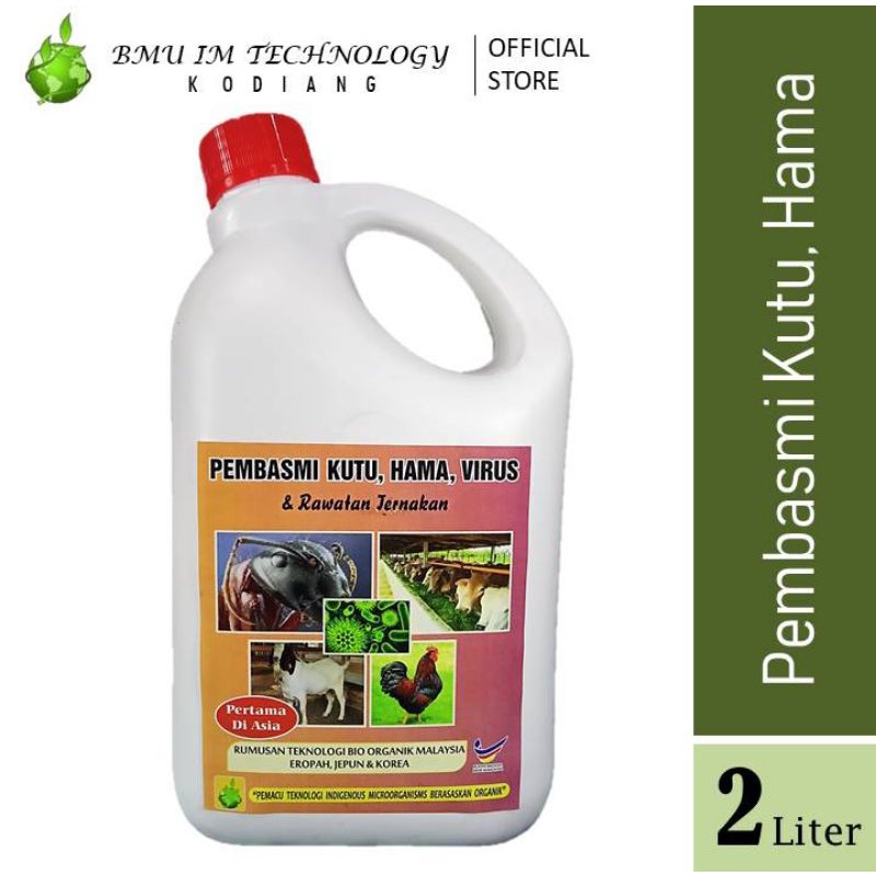 PEMBASMI KUTU, HAMA, VIRUS & RAWATAN TERNAKAN 2 Liter | Shopee Malaysia
