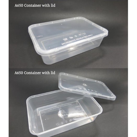 [READY STOCK] CB Ware [50sets+-] A650 Chunbe Rectangular Microwave Food ...