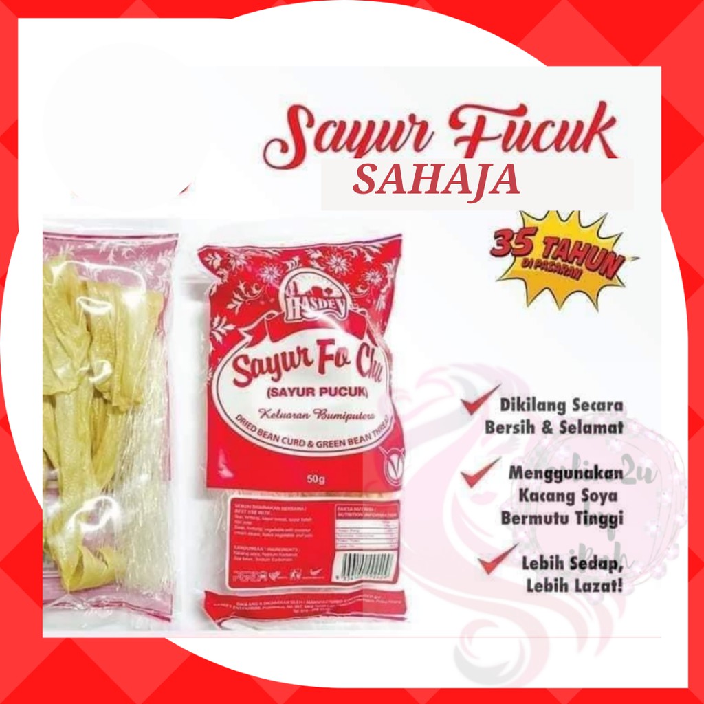 -READY STOCK- Sayur Fucuk Hasdey- Fucuk Kosong Sahaja- Halal food ...