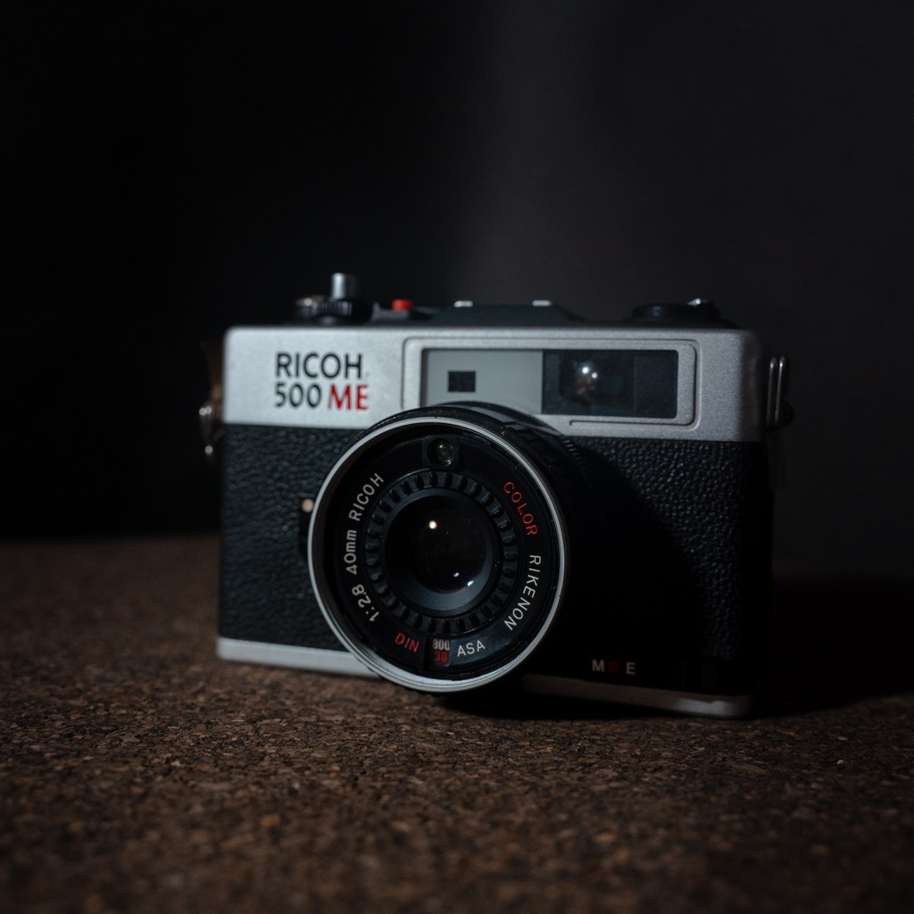 Ricoh 500-me Rangefinder Silver Like New!! Analog Film Camera | Shopee ...