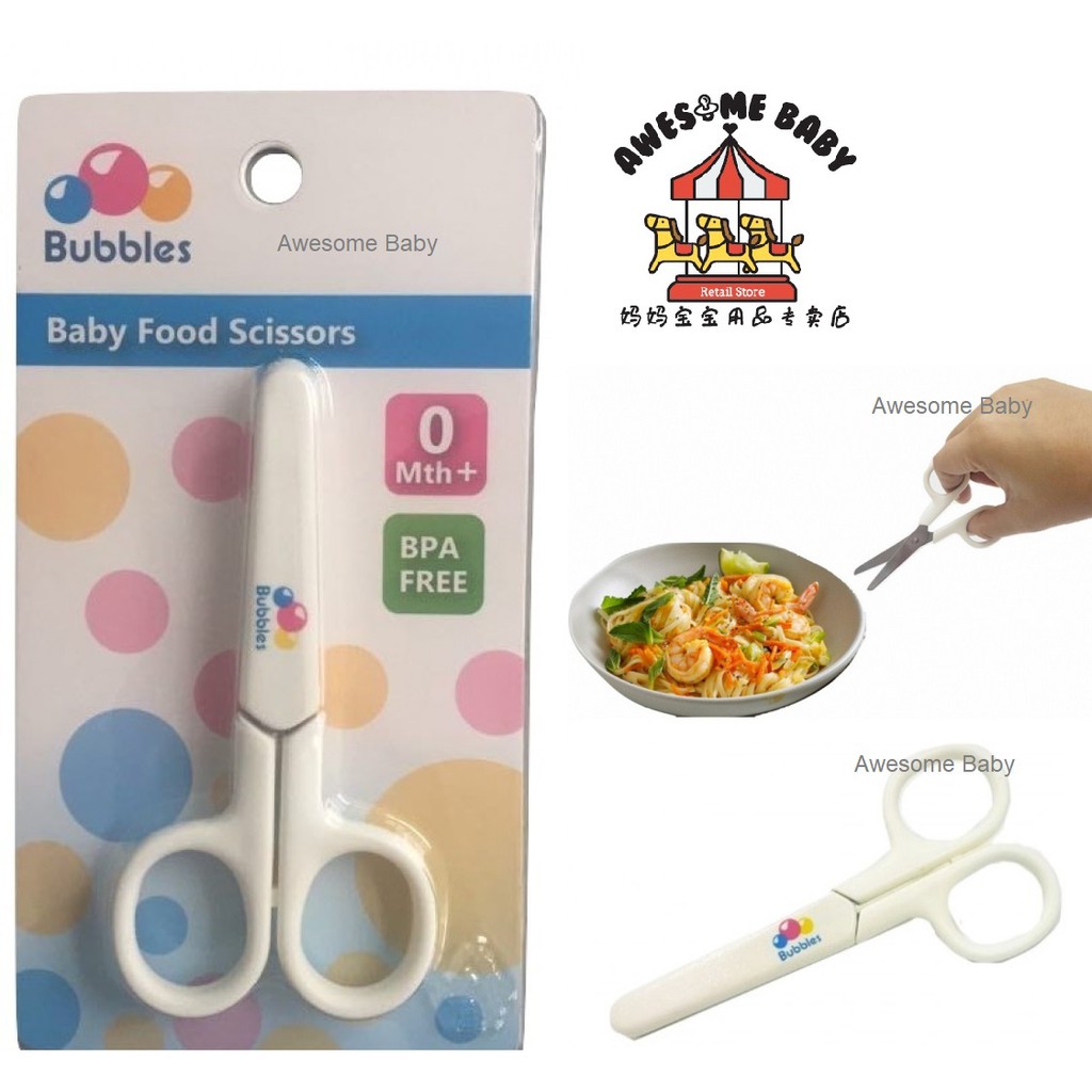 Bubbles Baby Food Scissor | Shopee Malaysia