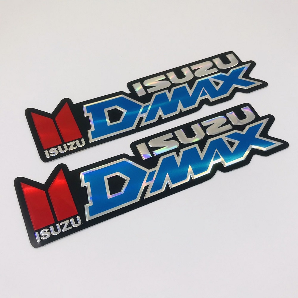 Isuzu Dmax D-Max All New Sticker [2 Pieces] 3D Embossed Stamping Car ...