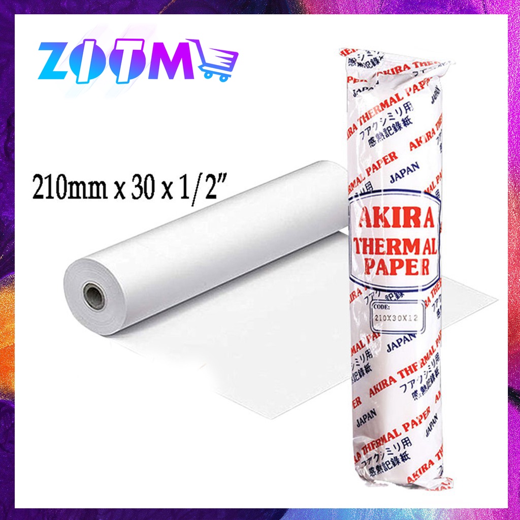 AKIRA THERMAL FAX PAPER ROLL | Shopee Malaysia