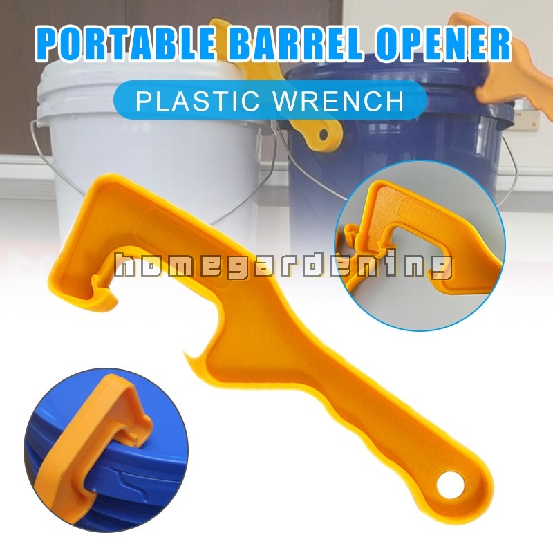 Portable Gallon Barrel Opener Bucket Wrench Latex Paint Oil Lid Opening ...